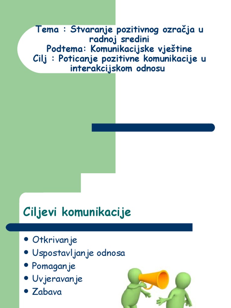 Komunikacija I | PDF