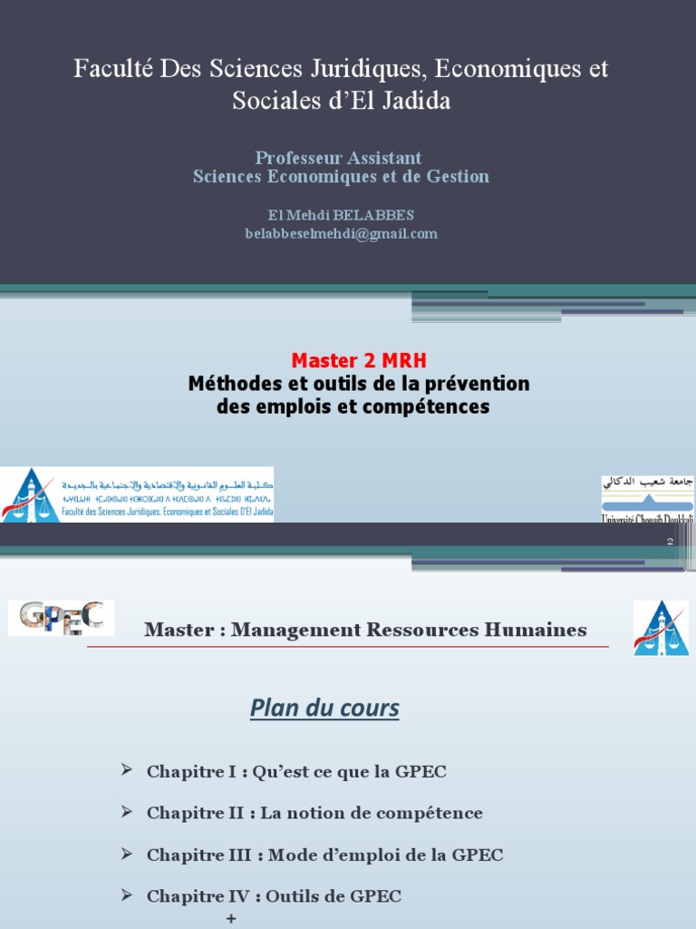 Cours MRH GPEC Partie 2 | PDF | Recrutement | Gestion des ressources humaines