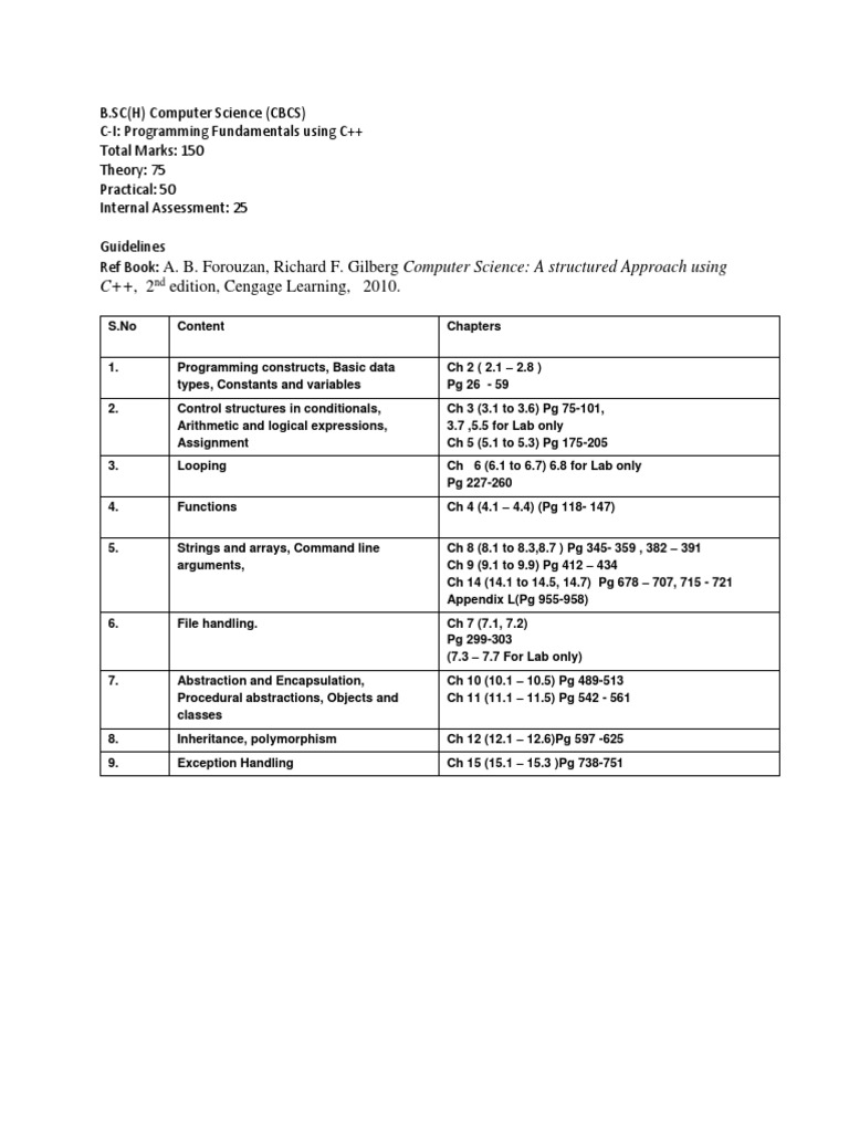 A. B. Forouzan, Richard F. Gilberg Computer Science: A Structured ...