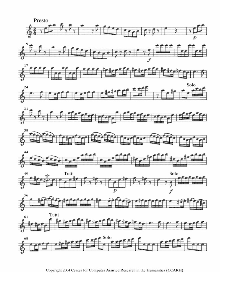 Vivaldi Op 3 X 063 Mov | PDF