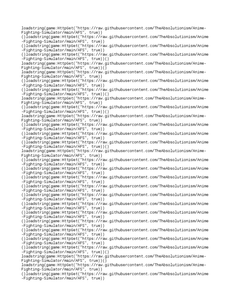 Anime Fighting Simulator GUI | PDF