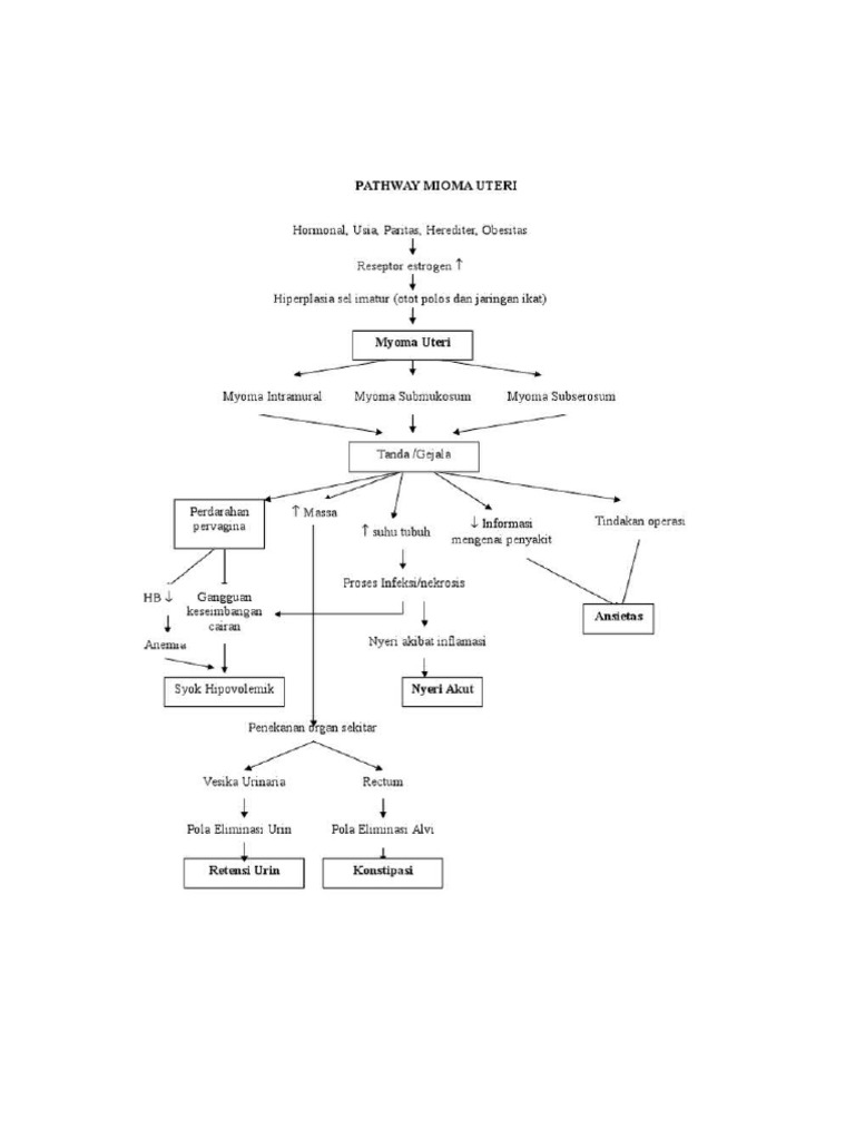 Pathways Mioma Uteri | PDF