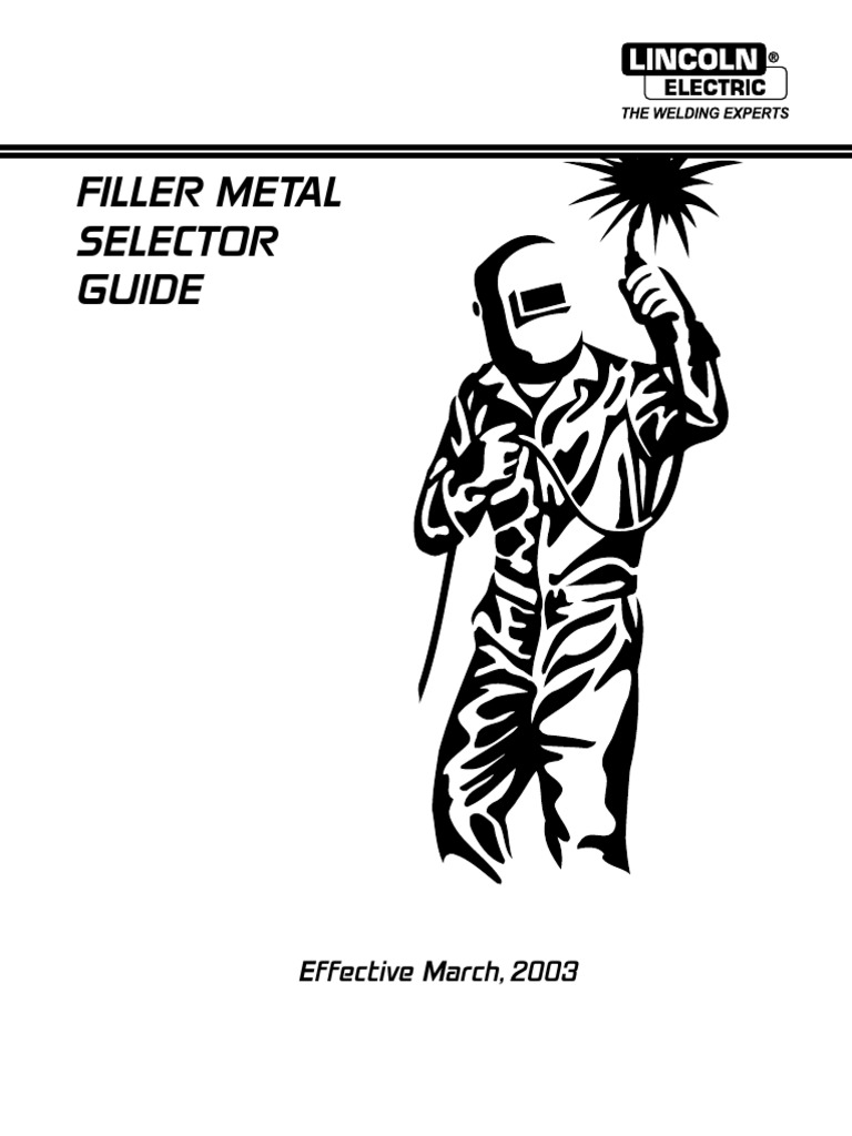 Filler Metal Selection Guide | PDF | Construction | Welding