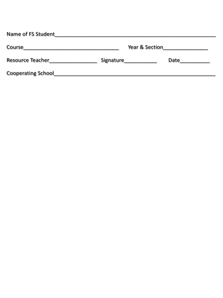 Episode 4 Blank Sample | PDF | Classroom | Teachers