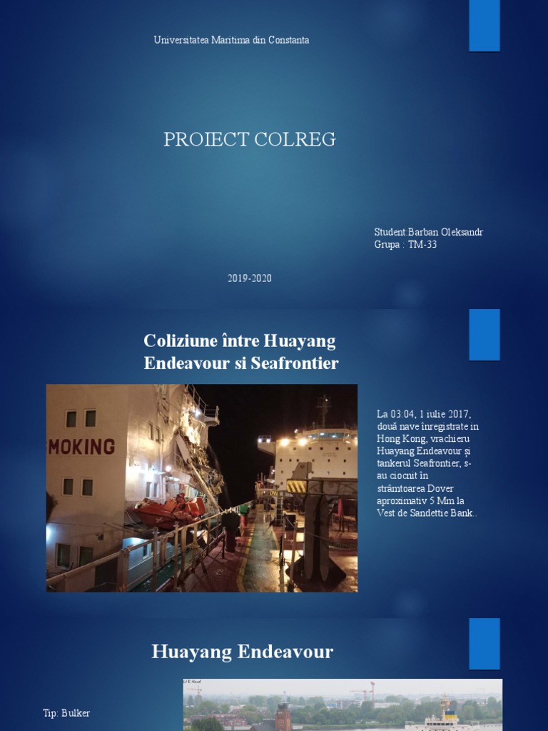 Proiect Colreg | PDF