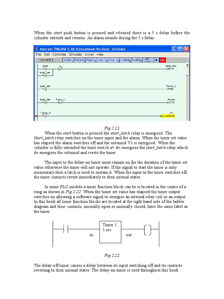 PLC Programming For Industrial Automation Part3 | PDF | Timer | Relay