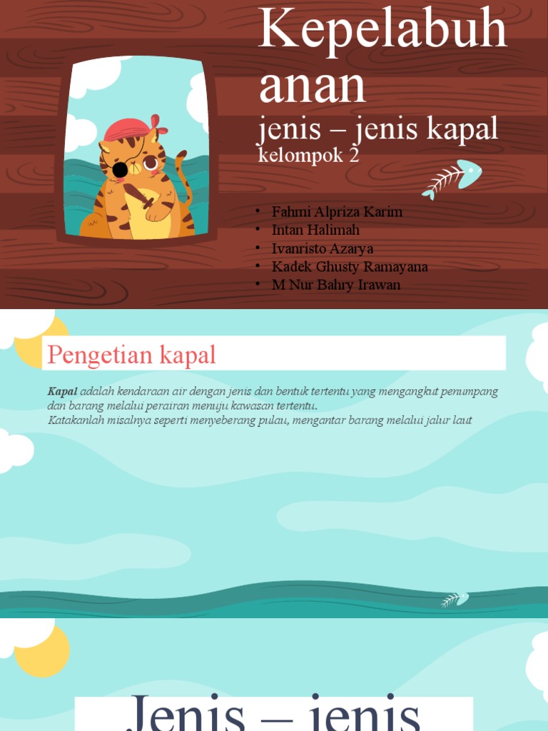 Kepelabuhanan Jenis2 Kapal 1 | PDF