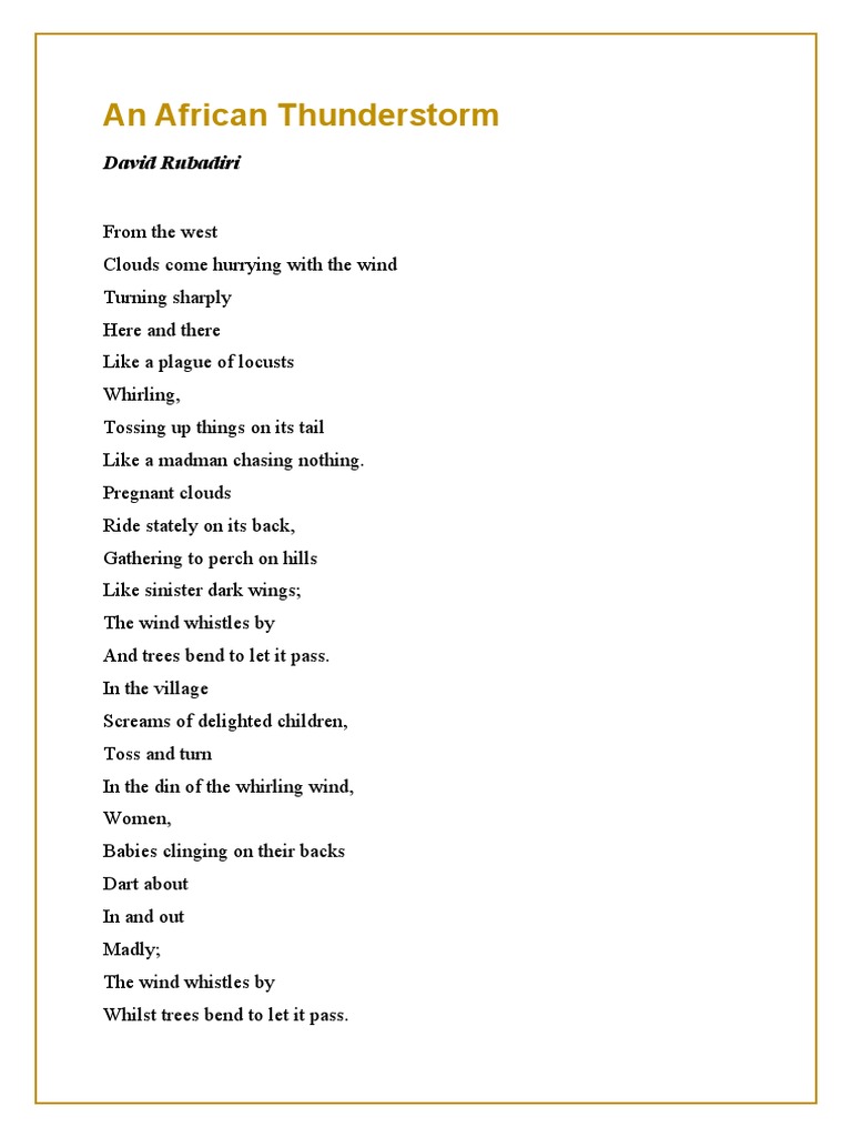 20 CSEC Poems | PDF