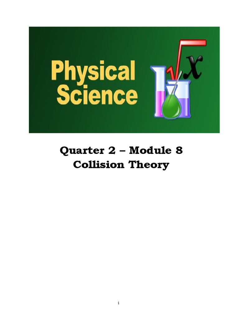 Physical Science Q2 Module 8 | PDF | Reaction Rate | Chemical Reactions