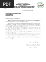 Letter Request Tagalog | PDF