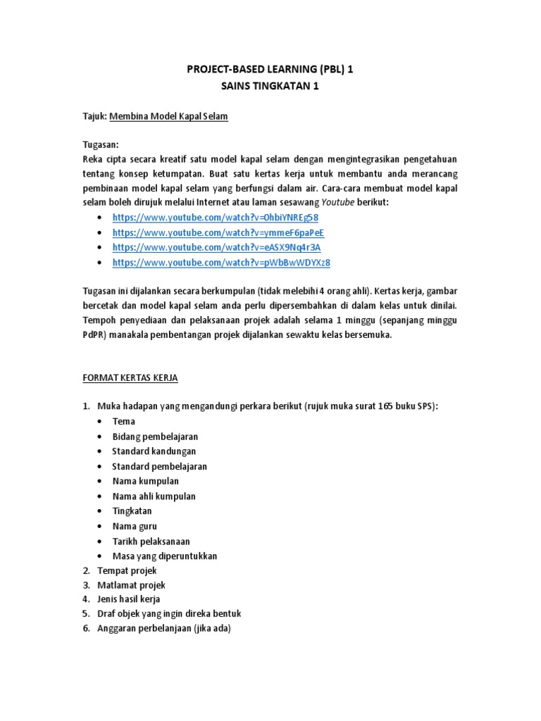 PBL 1 Sains T1 | PDF | Seni | Komputer