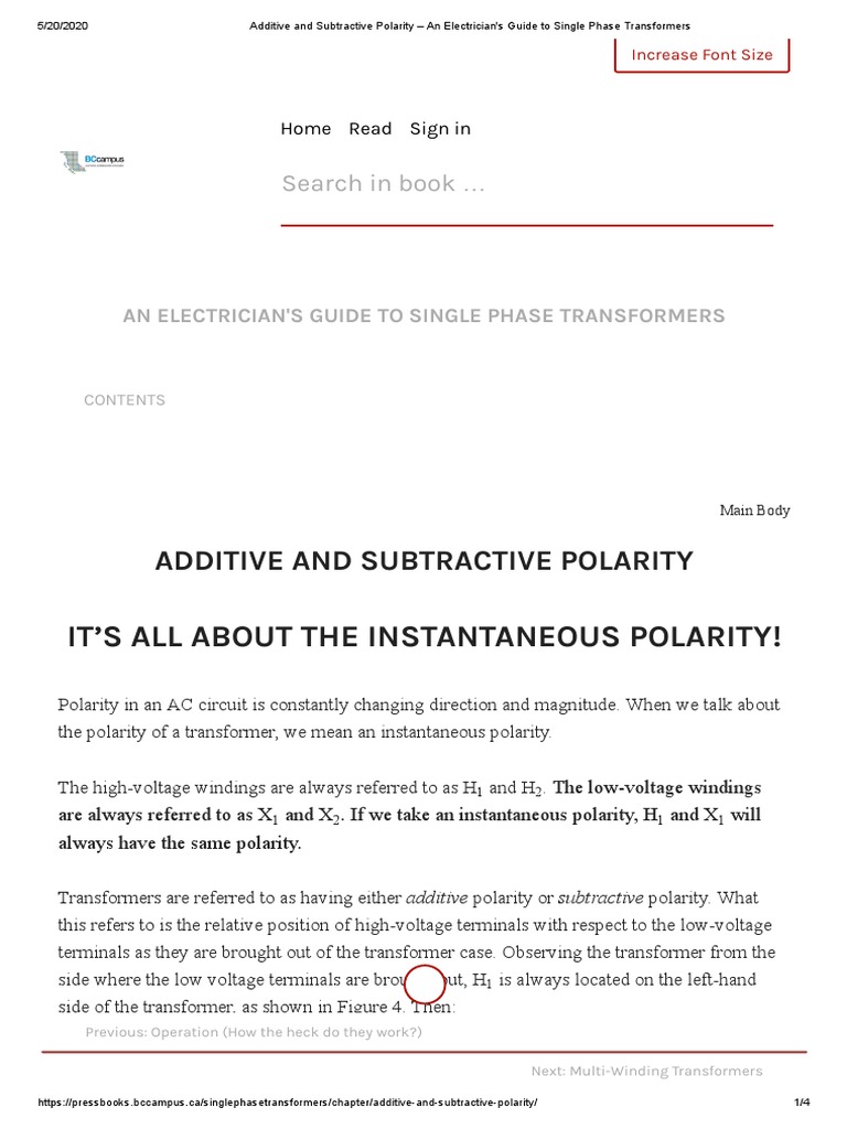 Additive and Subtractive Polarity - An Electrician's Guide To Single ...