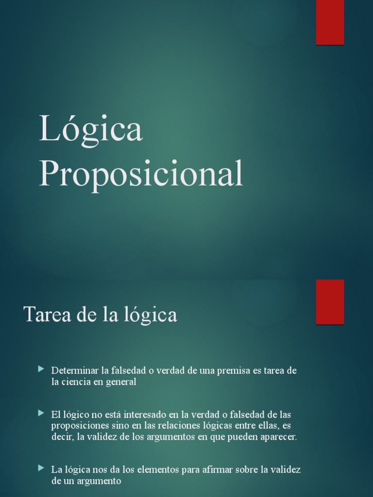 Semana 01 Logica-Proposicional | PDF | Proposición | Verdad
