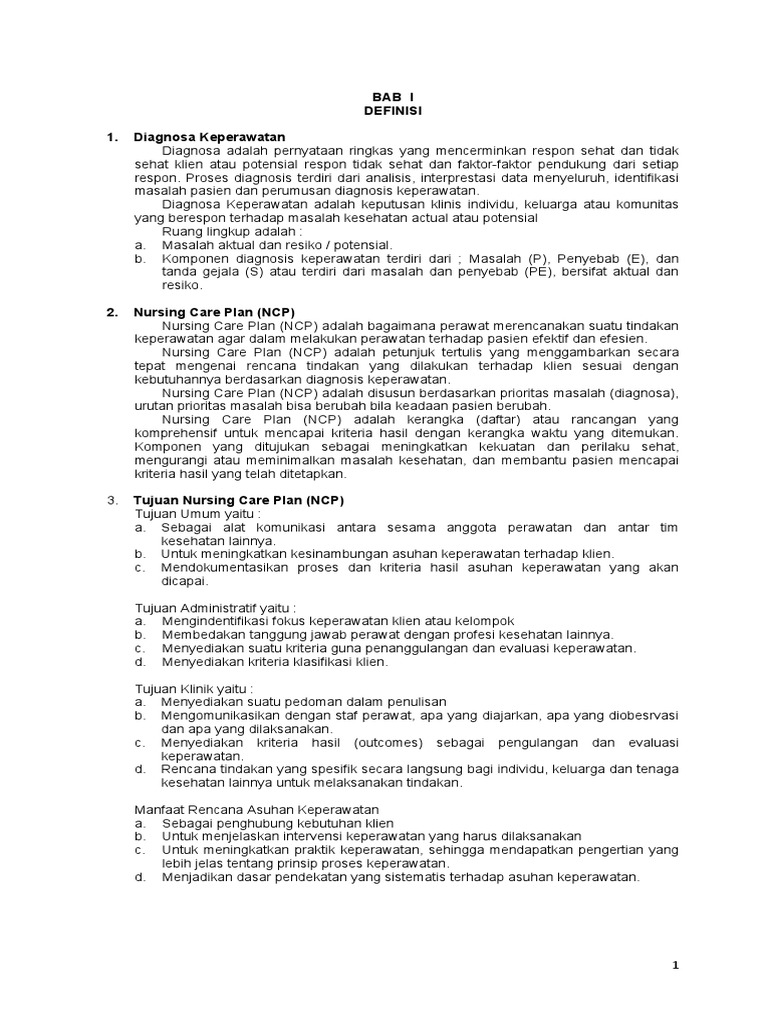 Rsud SF - Panduan NCP | PDF