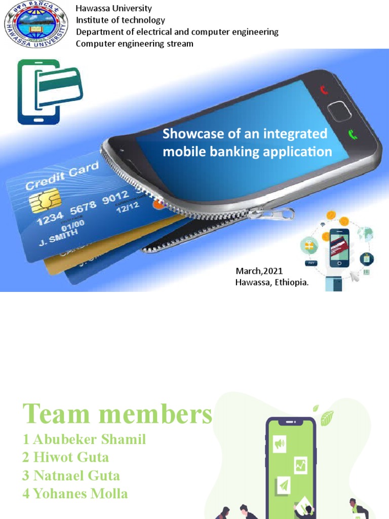 Integrated Mobile Banking App for Ethiopia | PDF | Mobile App | Android ...