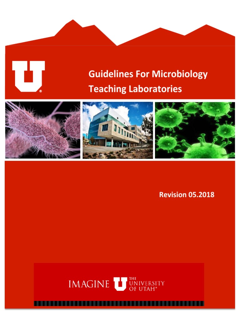 Guidelines For Microbiology Teaching Laboratories: Revision 05.2018 ...