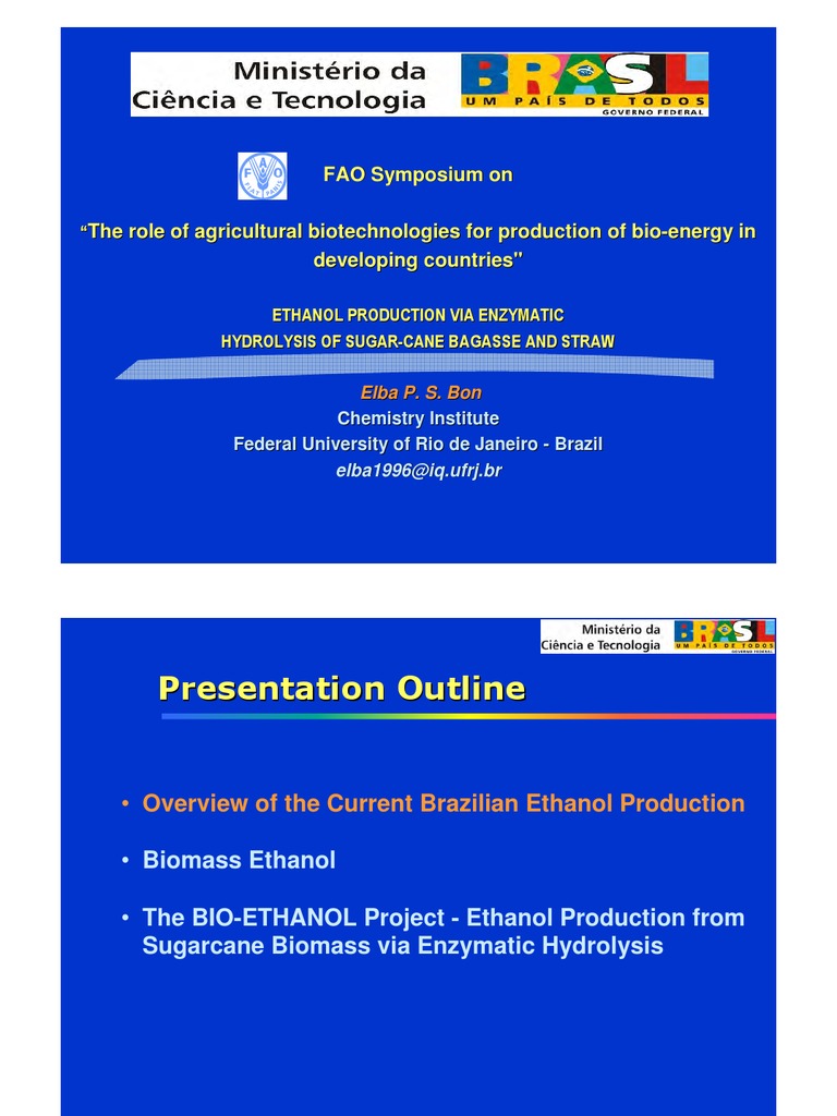 FAO Symposium On | PDF | Sugarcane | Biomass