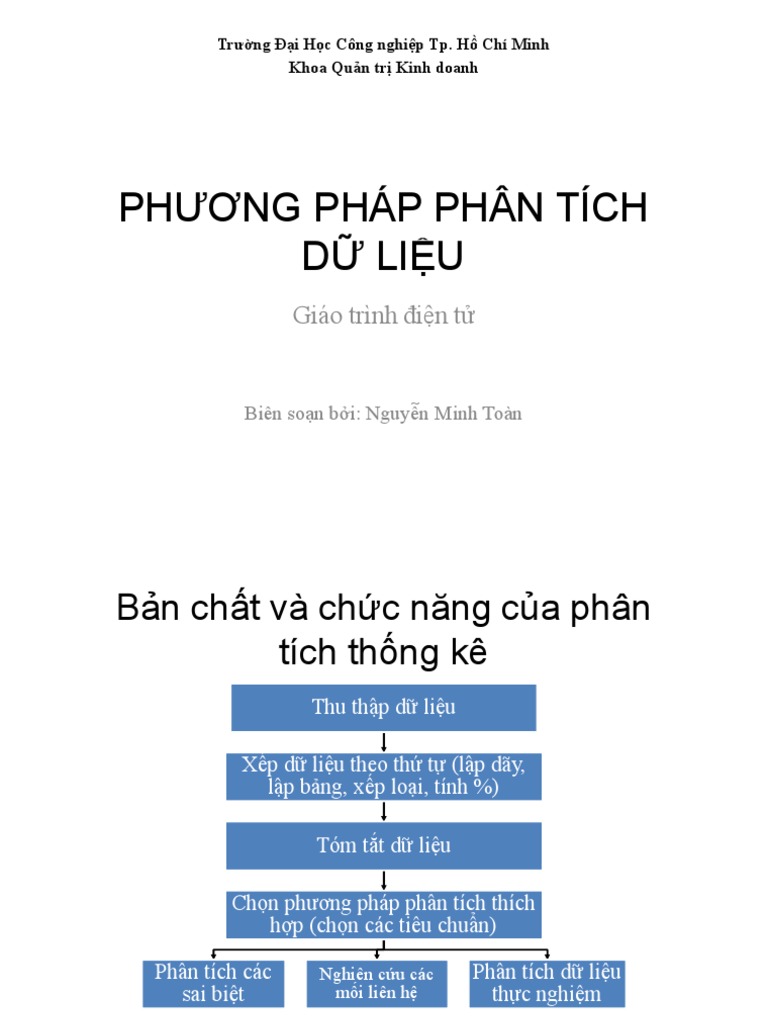 Chapter 3 - PHUONG PHAP PHAN TICH DU LIEU | PDF