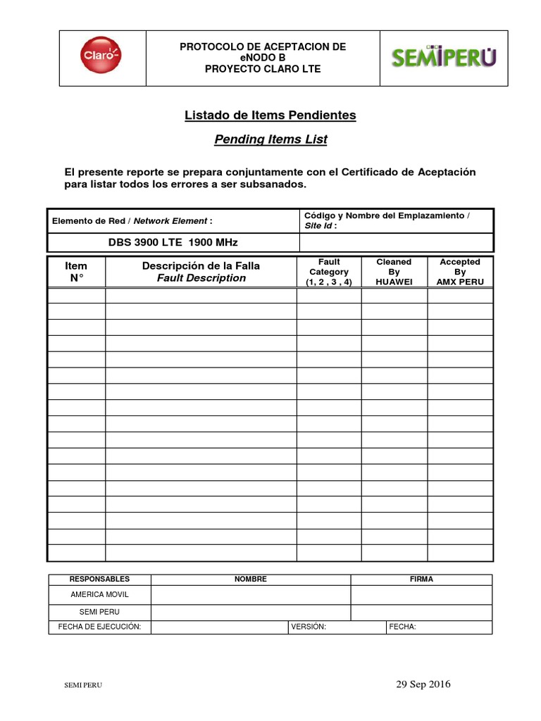 Protocolo ATP - 1900 - 700 - 2600 | PDF | Lte (Telecomunicaciones ...