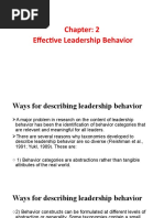 Yukl's Leadership Behavior Taxonomy | PDF | Leadership | Psychology