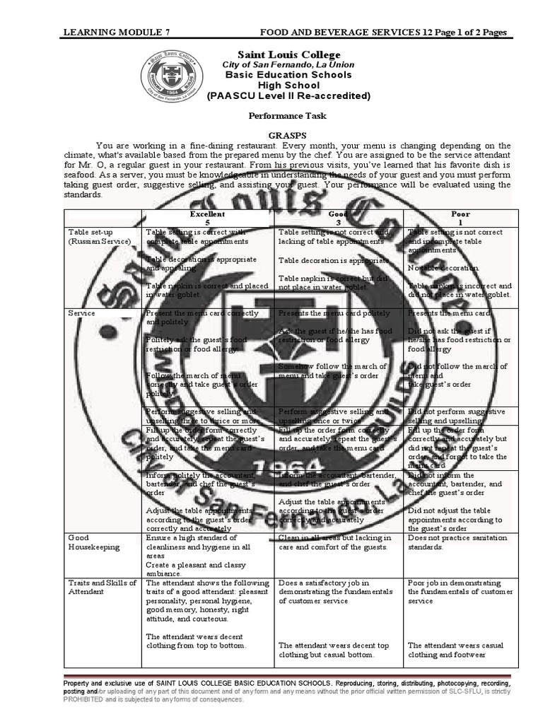 Saint Louis College: Basic Education Schools High School (PAASCU Level ...