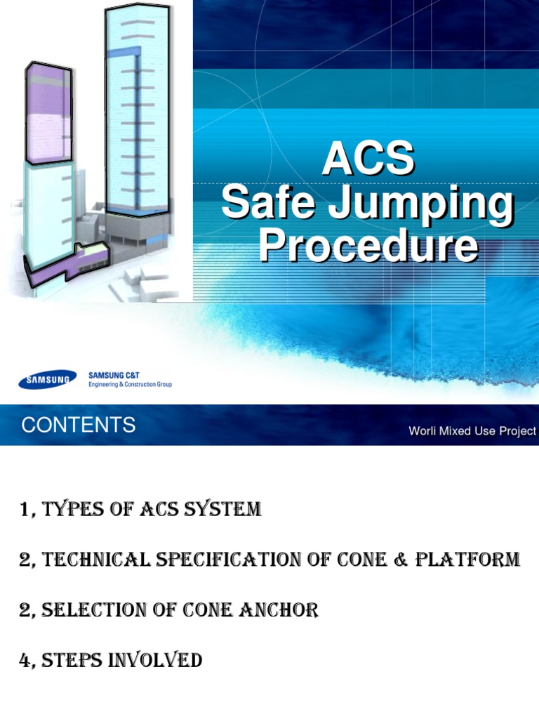 ACS Safe Climbing Procedure | PDF | Valve | Equipment