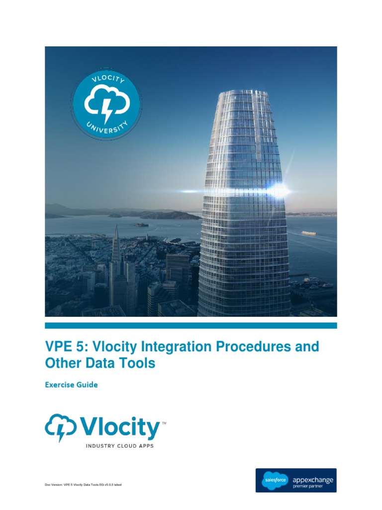 VPE 5 Vlocity Data Tools EG v5.0.3 | PDF | Json | Database Schema