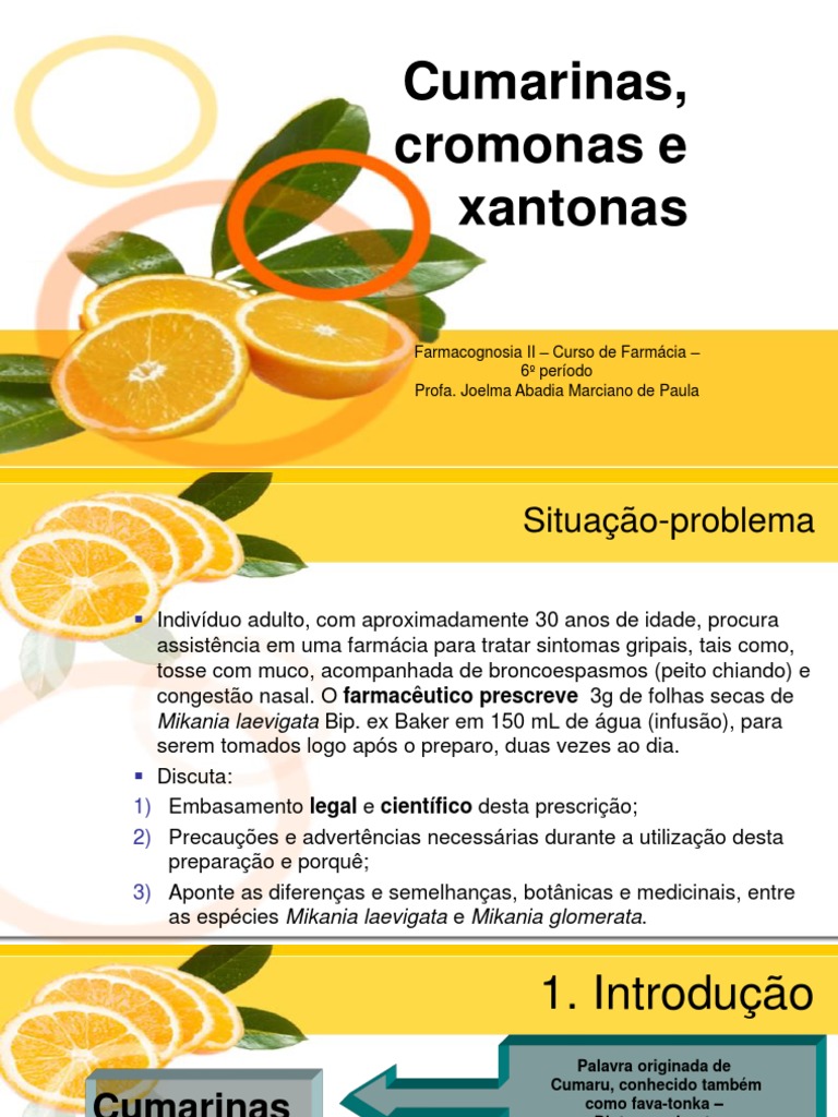 Cumarinas, Cromonas e Xantonas | PDF