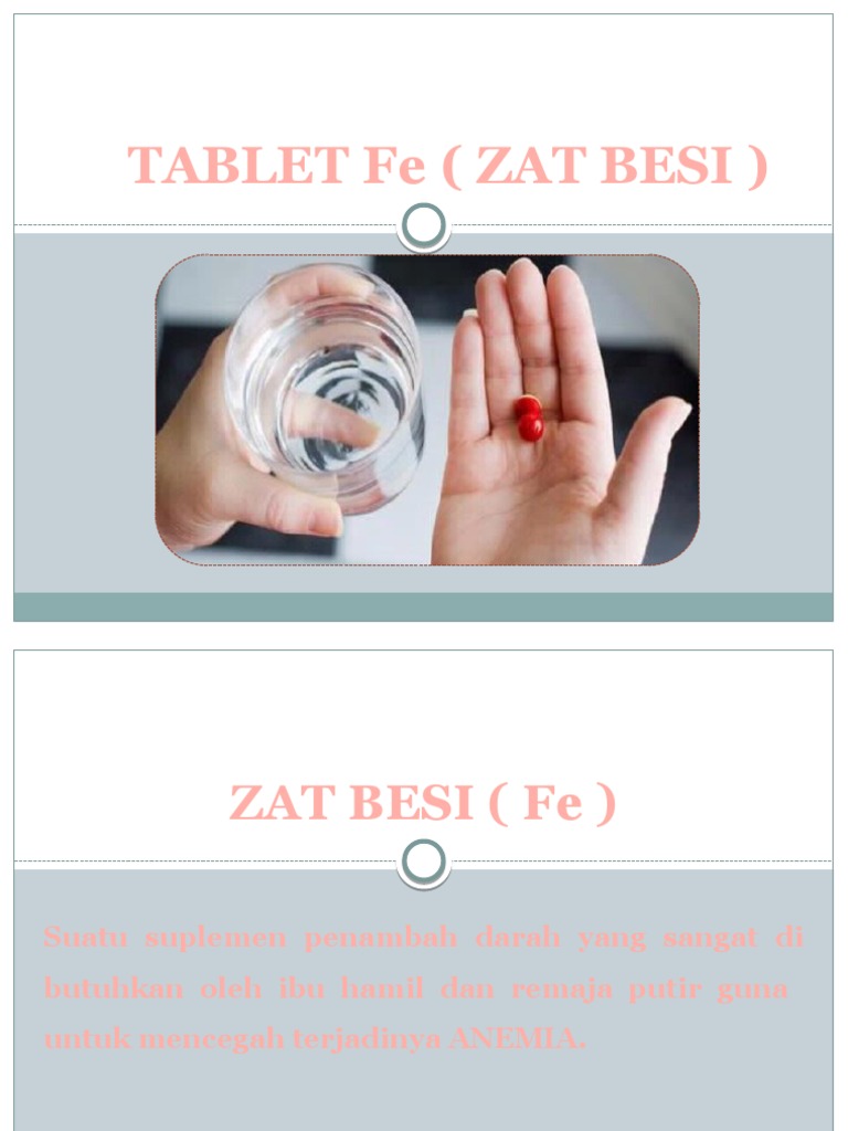 TABLET Fe (ZAT BESI) | PDF | Kesehatan Holistik