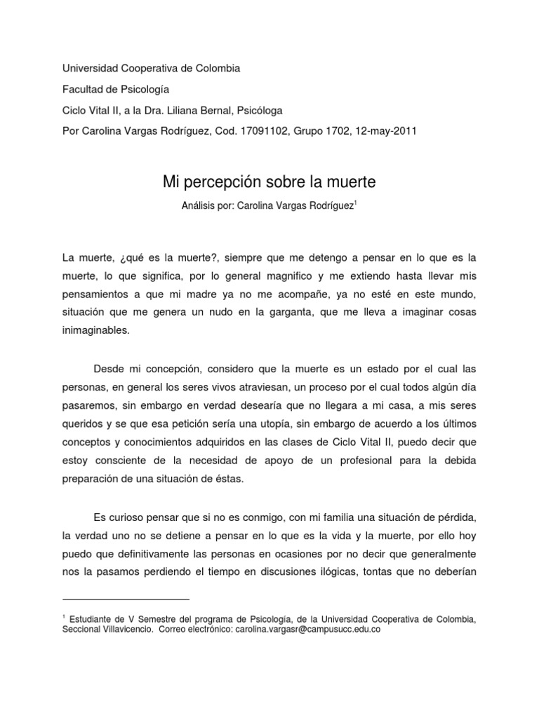 Reflexiones sobre la muerte y la vida | PDF | Muerte | Verdad