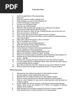 R Programming II 1 Mid Questionbank | PDF | R (Programming Language) | Matrix (Mathematics)