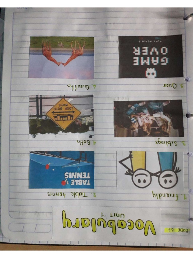 Vocabulary Unite 1-4 Level 1 | PDF