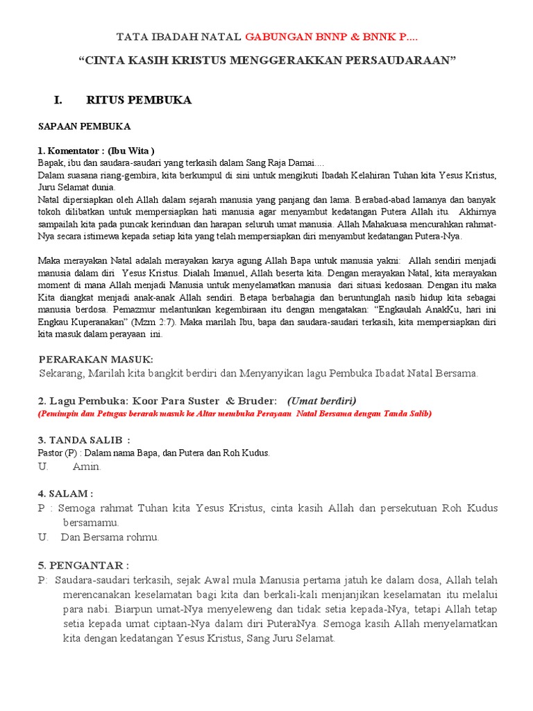 Natal BNN | PDF | Agama & Spiritualitas