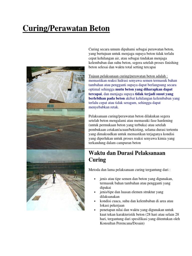Curing | PDF | Teknologi & Rekayasa