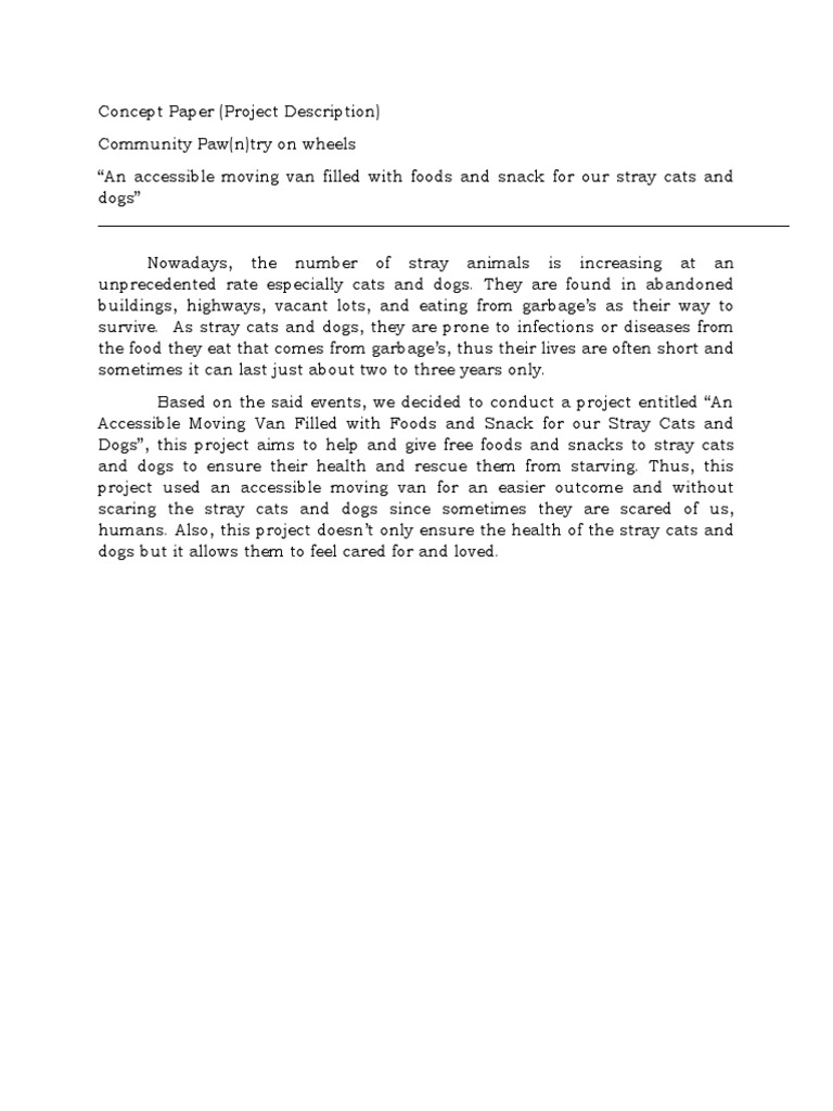 Concept Paper | PDF