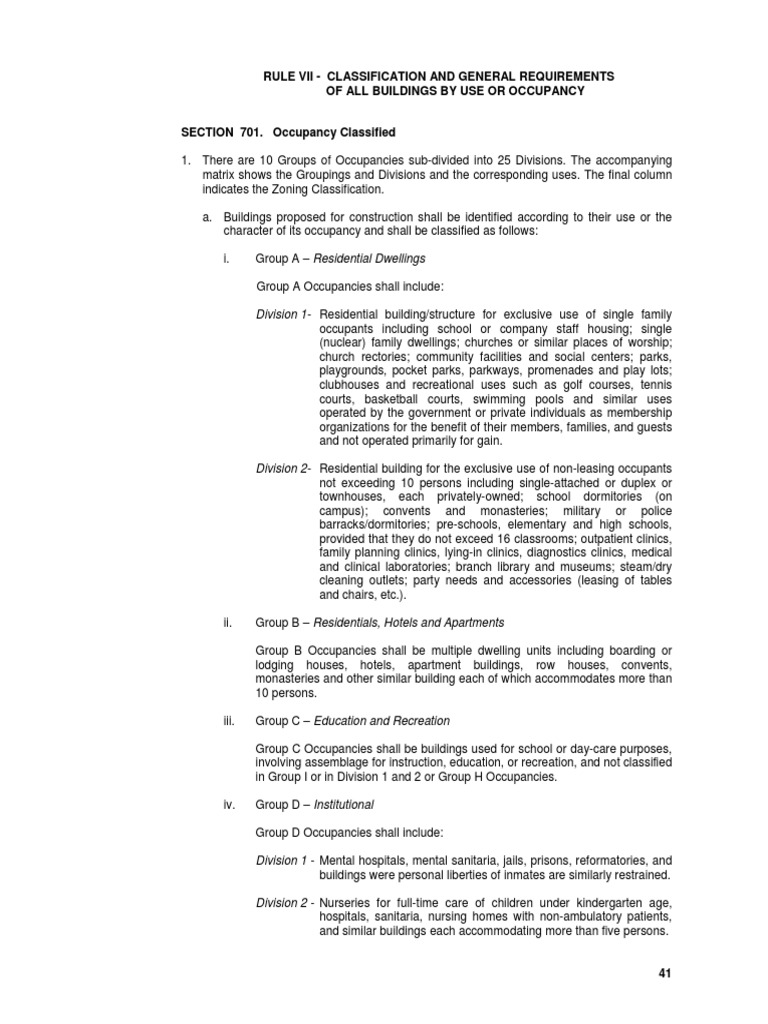Rule Vii - Classification & General Requirements - Part 1 | PDF
