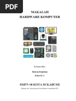 Makalah Hardware, Software, Dan Brainware Komputer | PDF