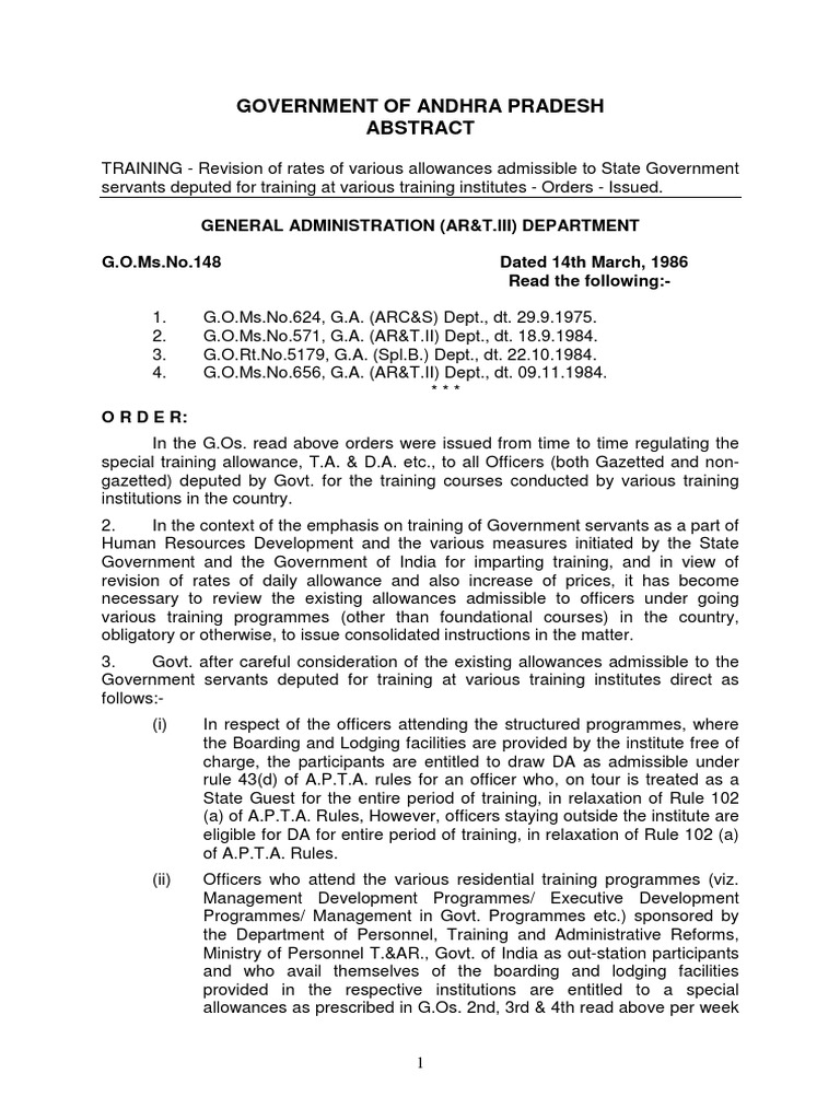 Government of Andhra Pradesh | PDF | Government