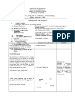 Detailed Lesson - CANAPE | PDF | Hors D'oeuvre | Lesson Plan