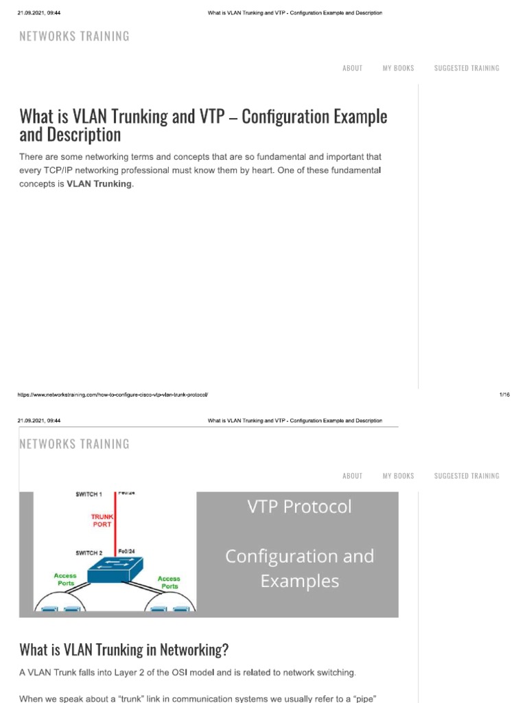 Cisco VTP | PDF