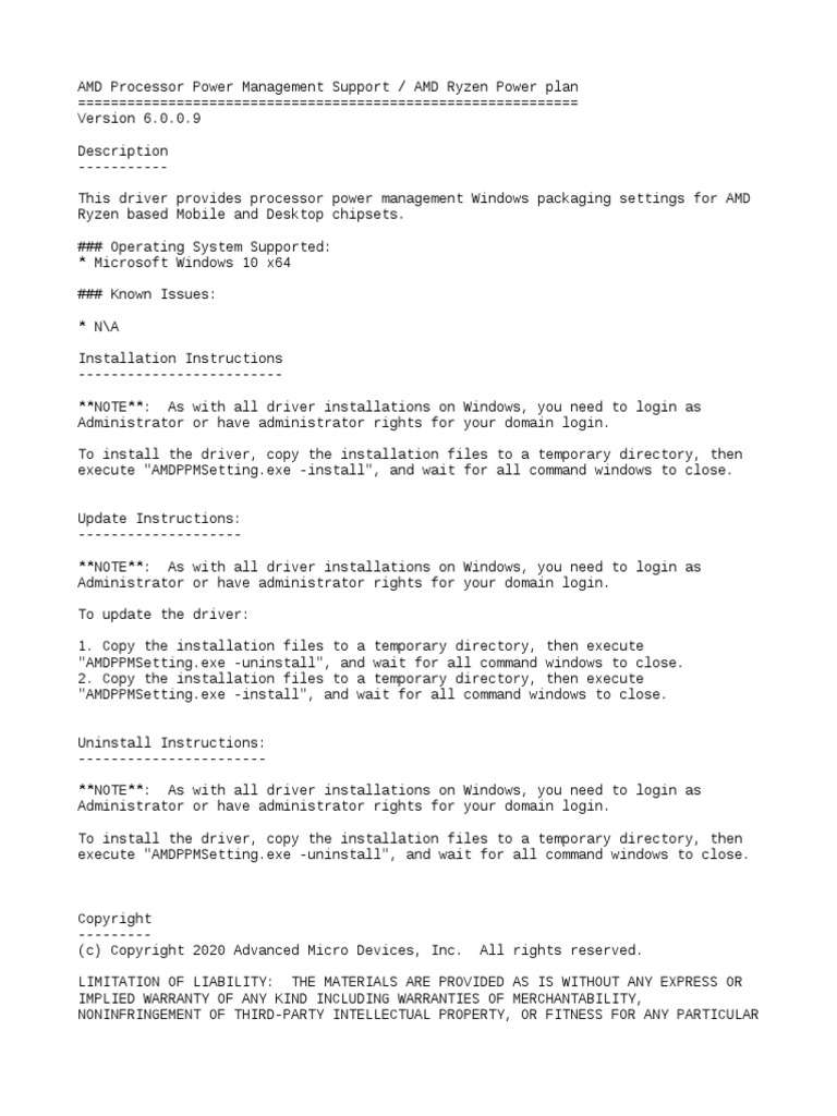 Readme Public Pdf Microsoft Windows Advanced Micro Devices