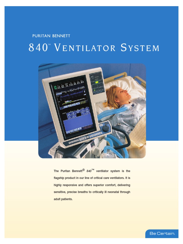 Puritan Bennett 840 Brochure | PDF | Clinical Medicine | Medicine