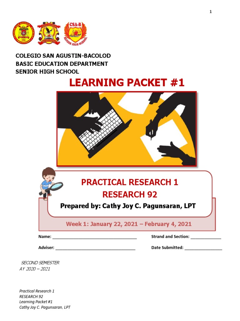 PR 1 - LP1 - Week 1 | PDF | Scientific Method | Knowledge