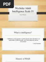 Administration of Wais - Iv | PDF | Wechsler Adult Intelligence Scale ...