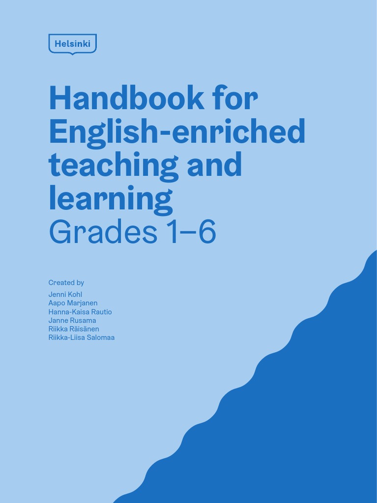 Handbook - For English Enriched Programme | PDF | Curriculum | Teachers