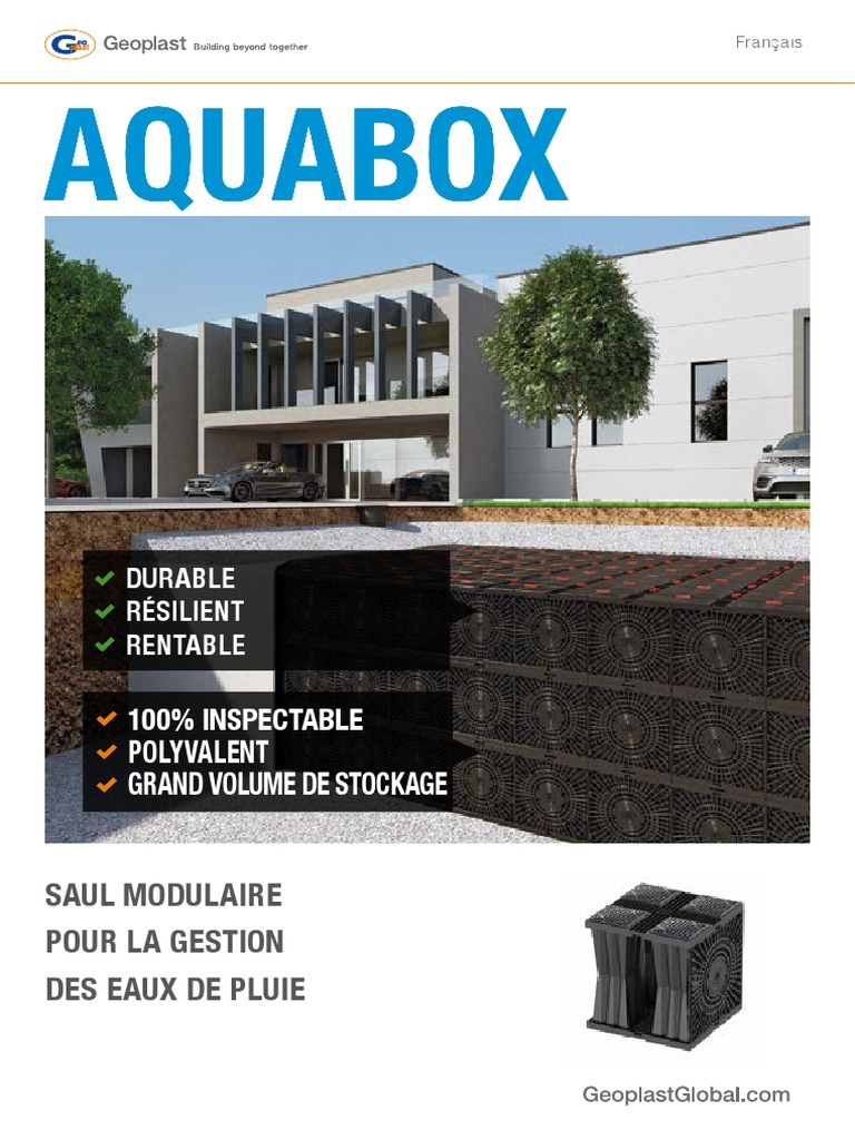 GEOPLAST ACQUABOX FR 0421 Brochure | PDF | Lac de barrage | Stockage de ...