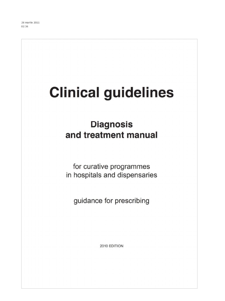 Clinical Guidelines . | PDF
