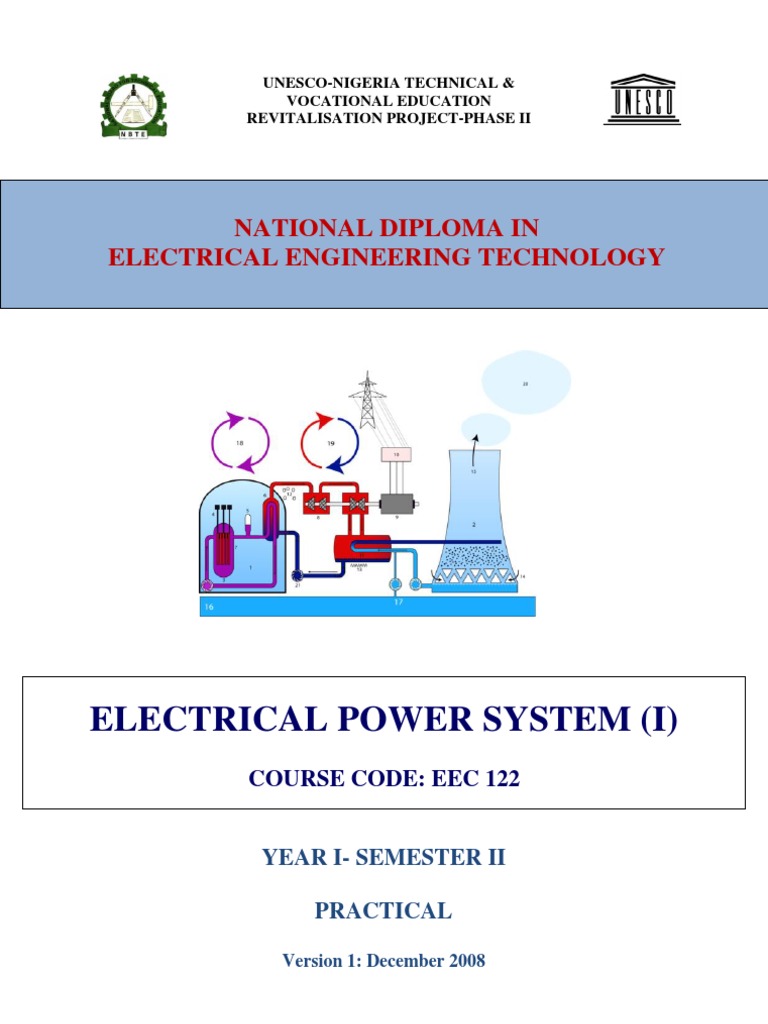 EEC 122 Practical | PDF | Power Supply | Electric Motor