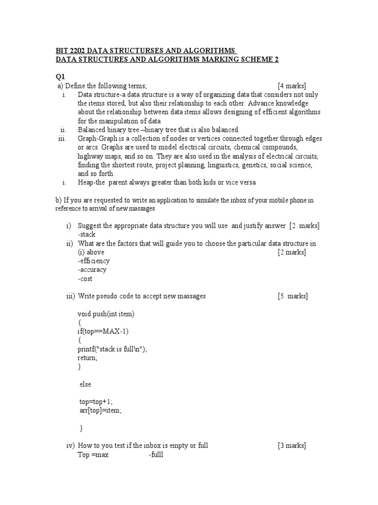 Bit 2202 Data Structures and Algorithms MS2 | PDF | Array Data Structure | Software Engineering