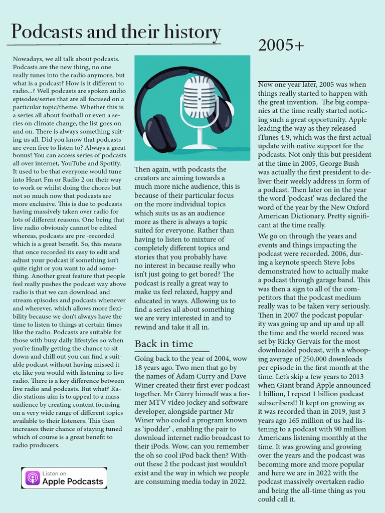 Article | PDF | Podcast